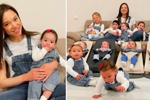 Berliner Sechslinge: Familienglück zu zehnt | STERN.de