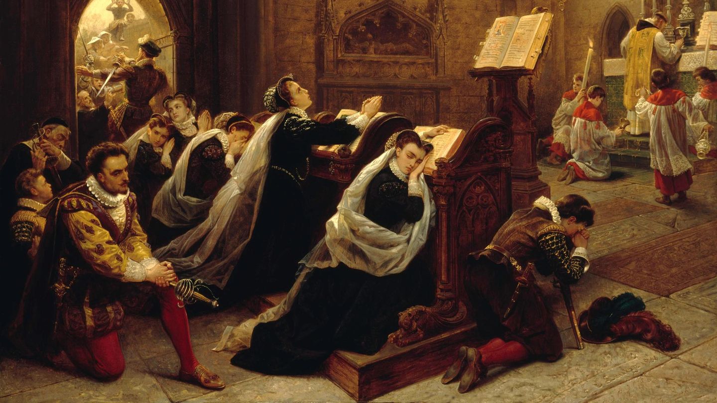 Hinrichtungskleid Von Maria Stuart Die Hinrichtung Der Maria Stuart