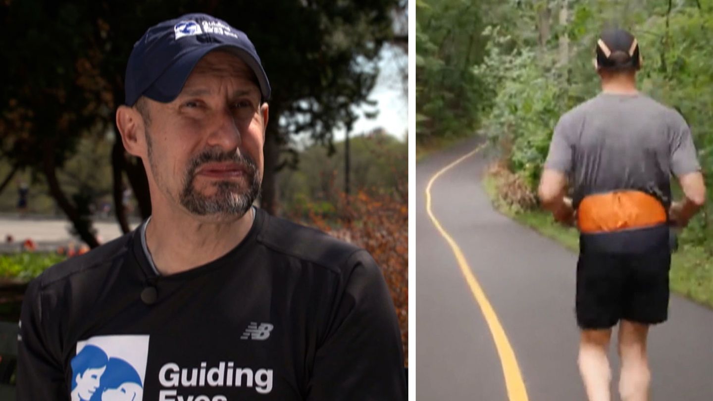 Blinder Jogger: Thomas Panek kann mit neuer App wieder alleine laufen ...