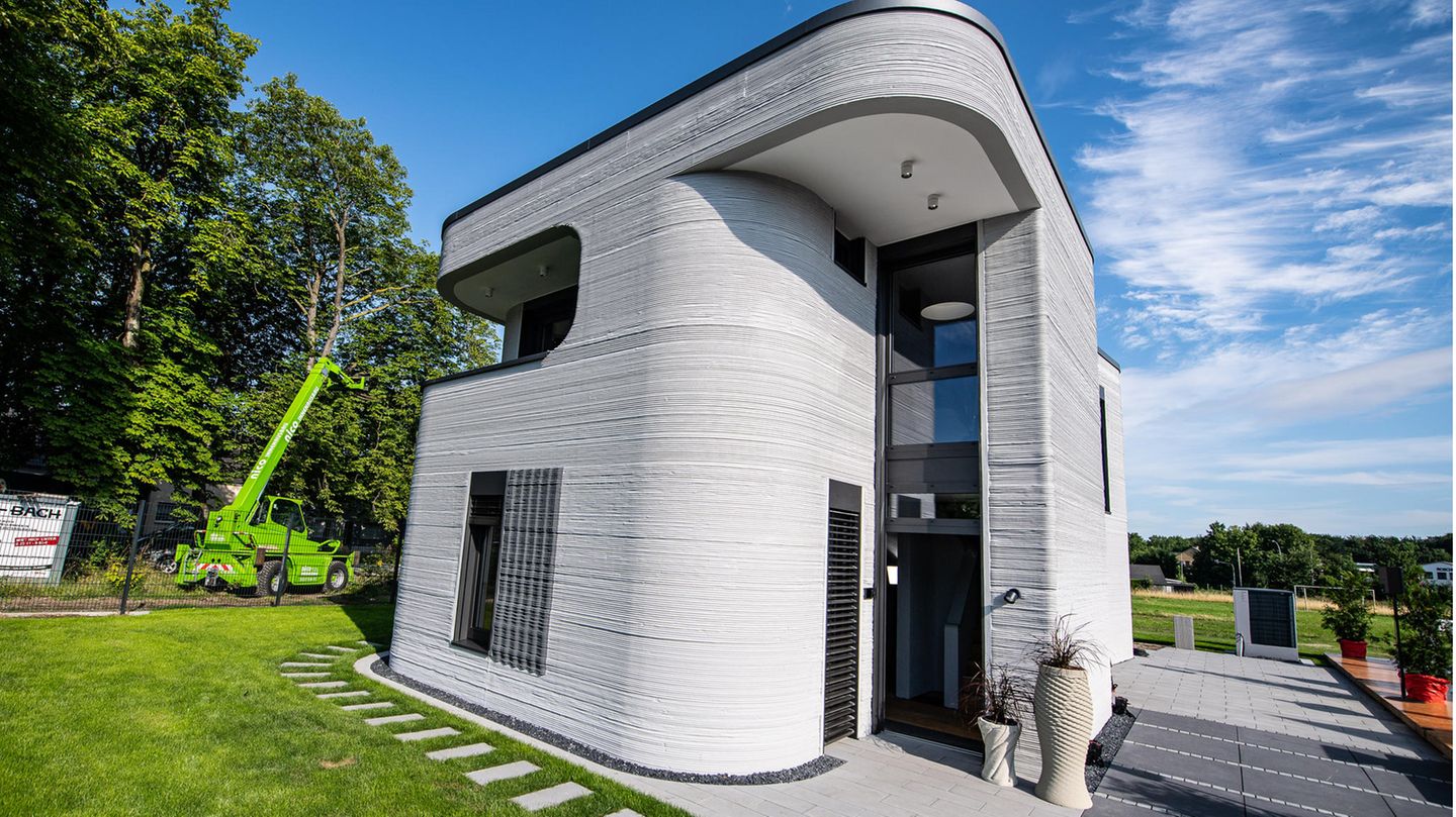Stilvolle 3 D Drucker Hausbau Bilder