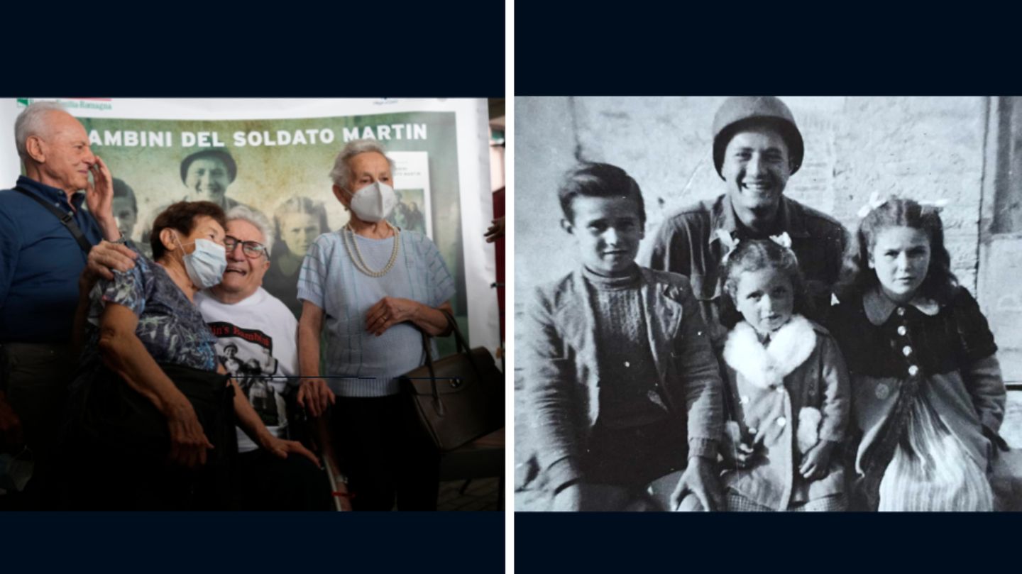 Martin Adler: 97-jähriger US-Weltkriegsveteran trifft Italiener, die er ...