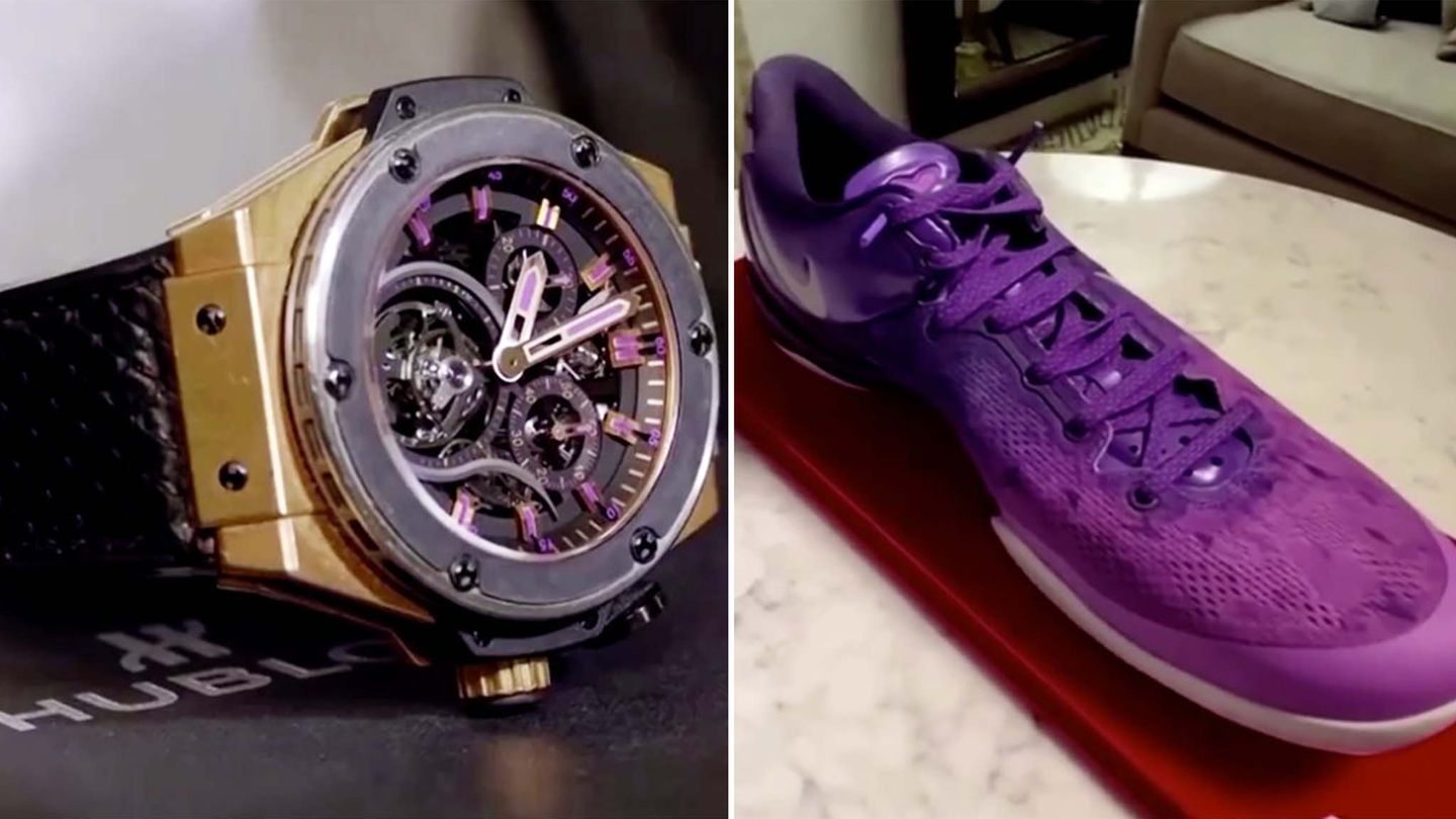 Kobe Bryant: Signierte Luxus-Uhr und Sneaker kommen unter den Hammer ...