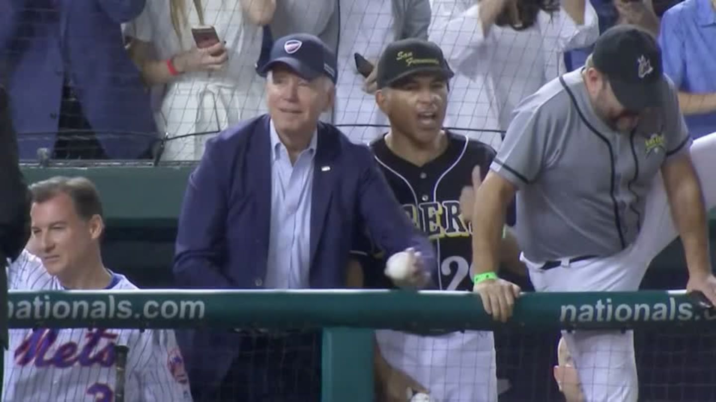 Video: Biden beim Baseball trotz drohendem "Shutdown" | STERN.de