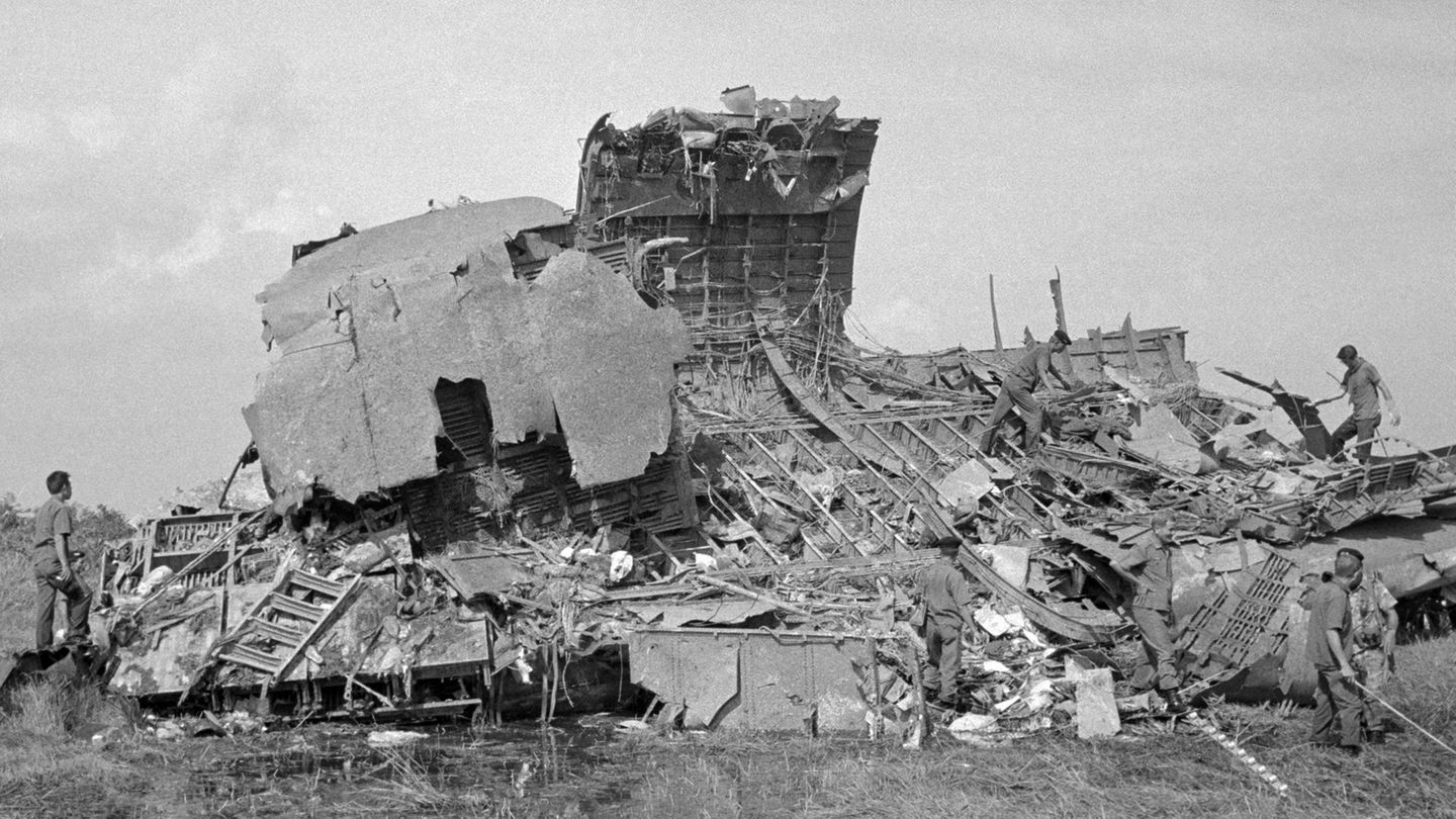 Operation Babylift 1975: Vietnamesische Waisenkinder werden ausgeflogen ...