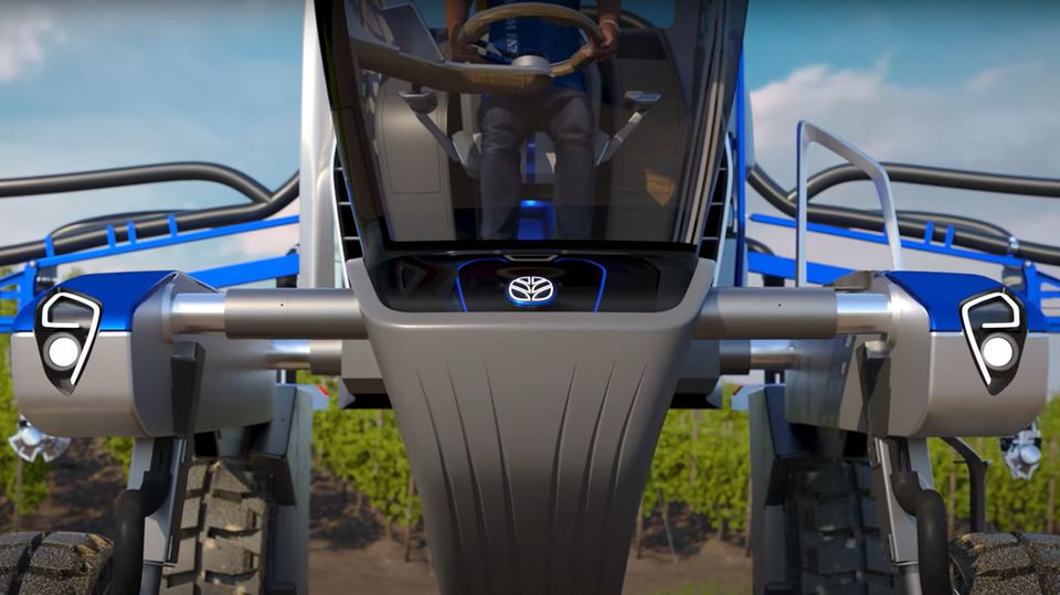 Straddle Tractor Concept von Pininfarina – vom Ferrari zum Trecker ...