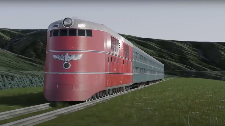 Breitspurbahn – mit Monsterzügen wollte Hitler sein Reich verbinden ...