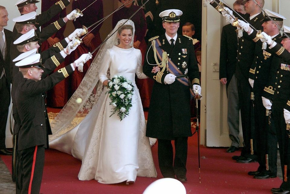 Máxima und Willem-Alexander der Niederlande feiern 20. Hochzeitstag ...