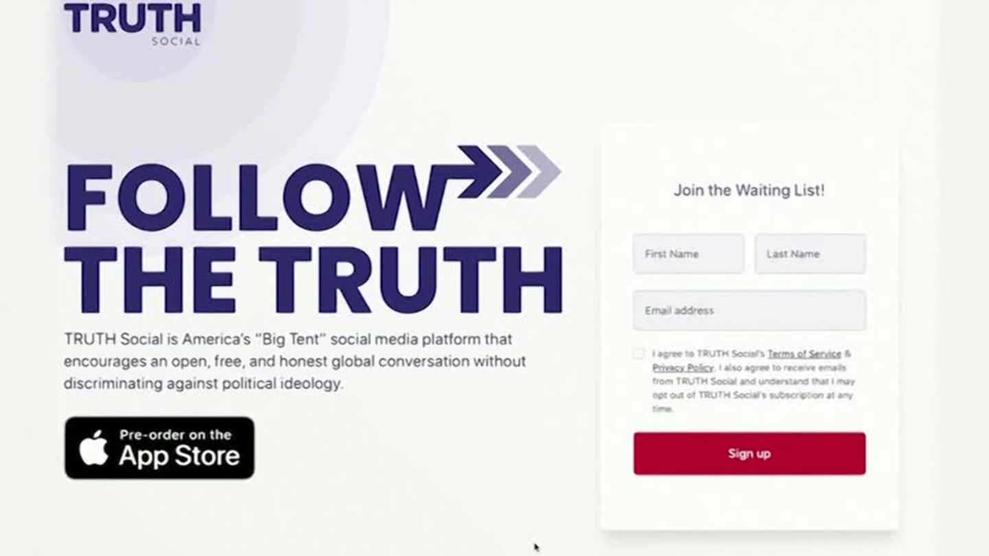 Video: Erste Postings in Trumps "Truth Social" | STERN.de