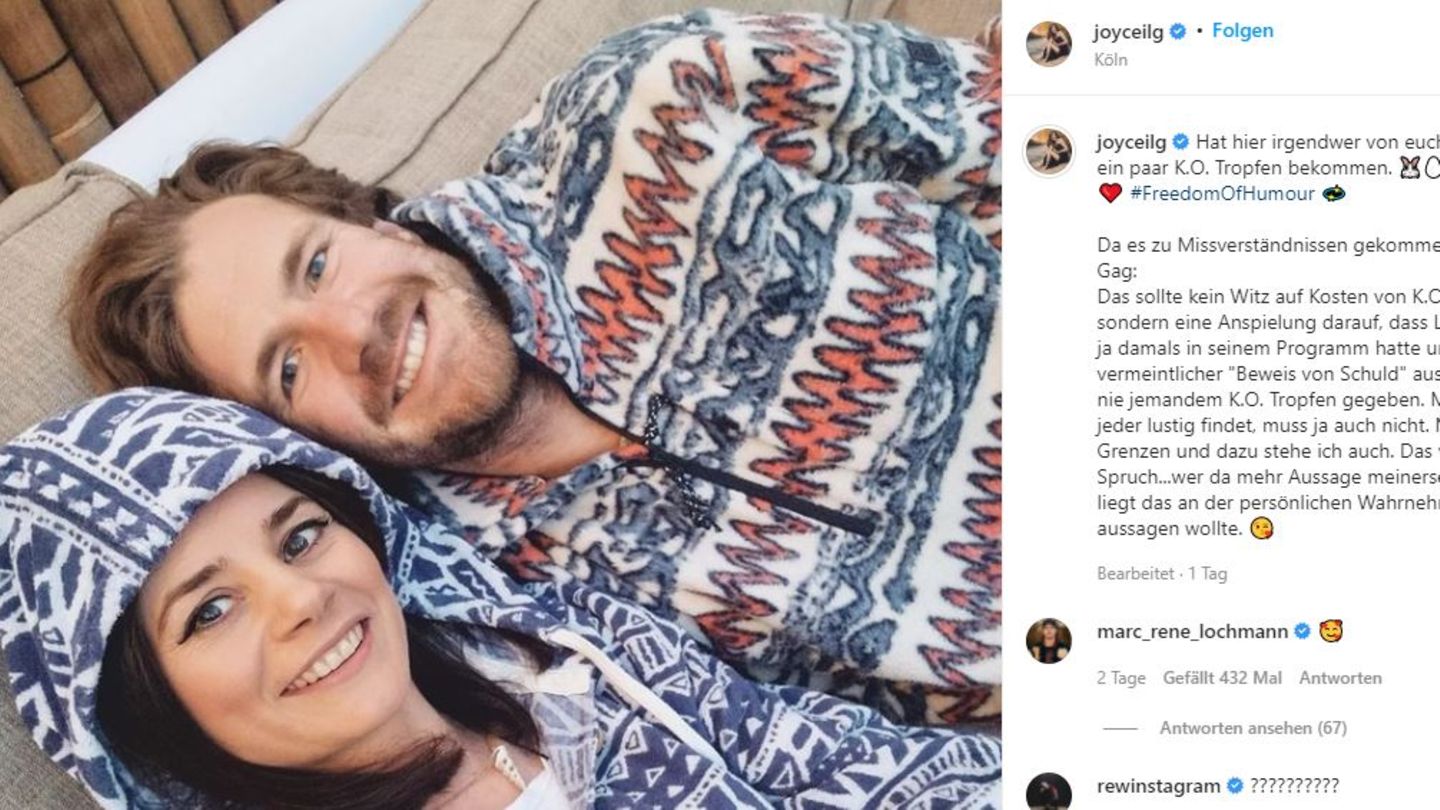 Joyce Ilg erklärt Gag zu Foto mit Luke Mockridge und bekommt noch mehr ...