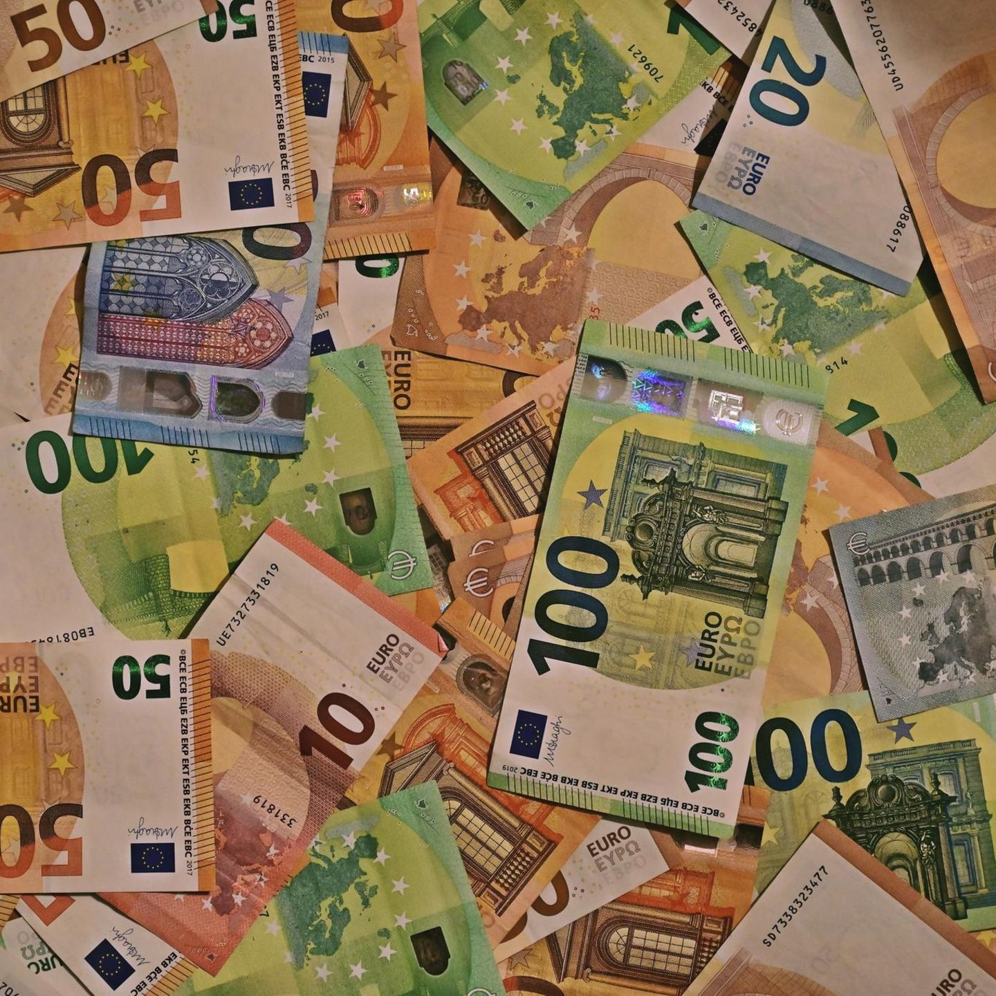 Echte Haufen Geld