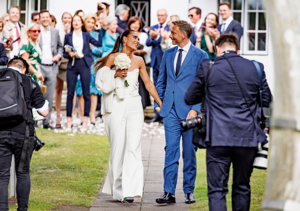 Braut-Look von Franca Lehfeldt: Sie trug ein Lieblings-Label von ...