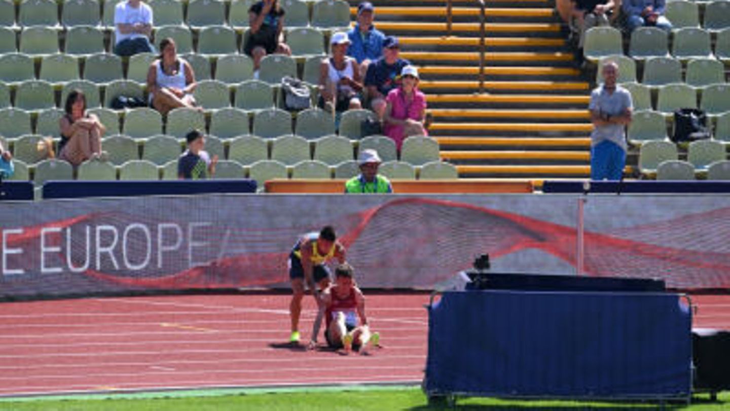 European Athletics Championships Runners Are Celebrated For A Fair