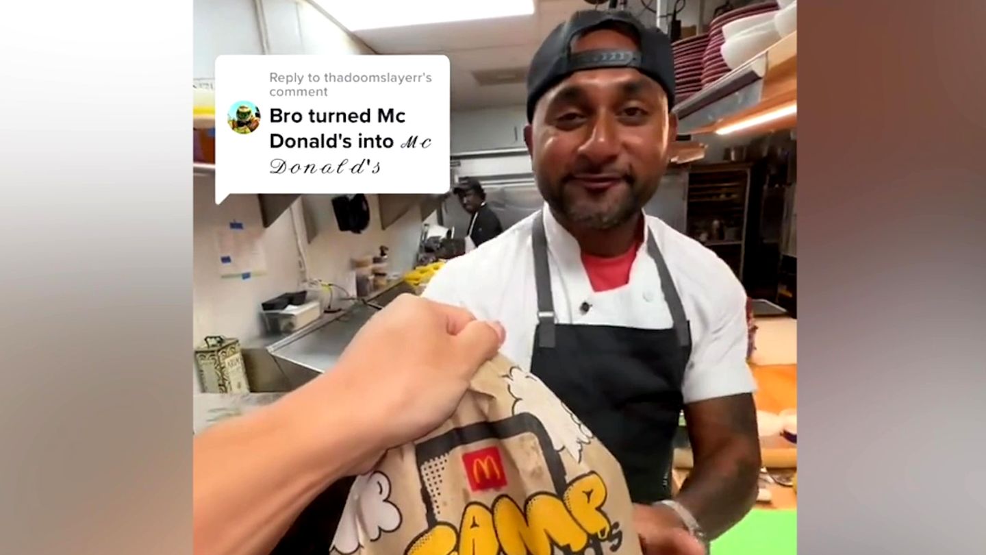 Dieser Koch verwandelt Fast-Food-Menüs in echte Gourmet-Mahlzeiten ...