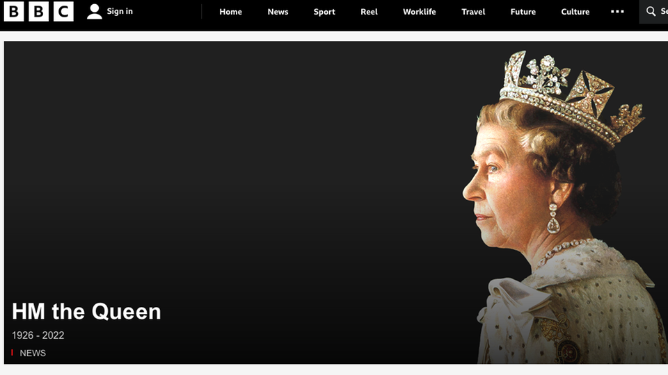 Queen Elizabeth II. ist tot: So verkündete die BBC die Nachricht | STERN.de