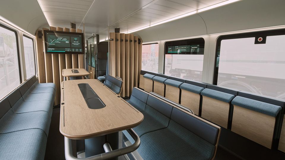 "Ideenzug" der Deutschen Bahn: So könnte Zugfahren in Zukunft aussehen ...