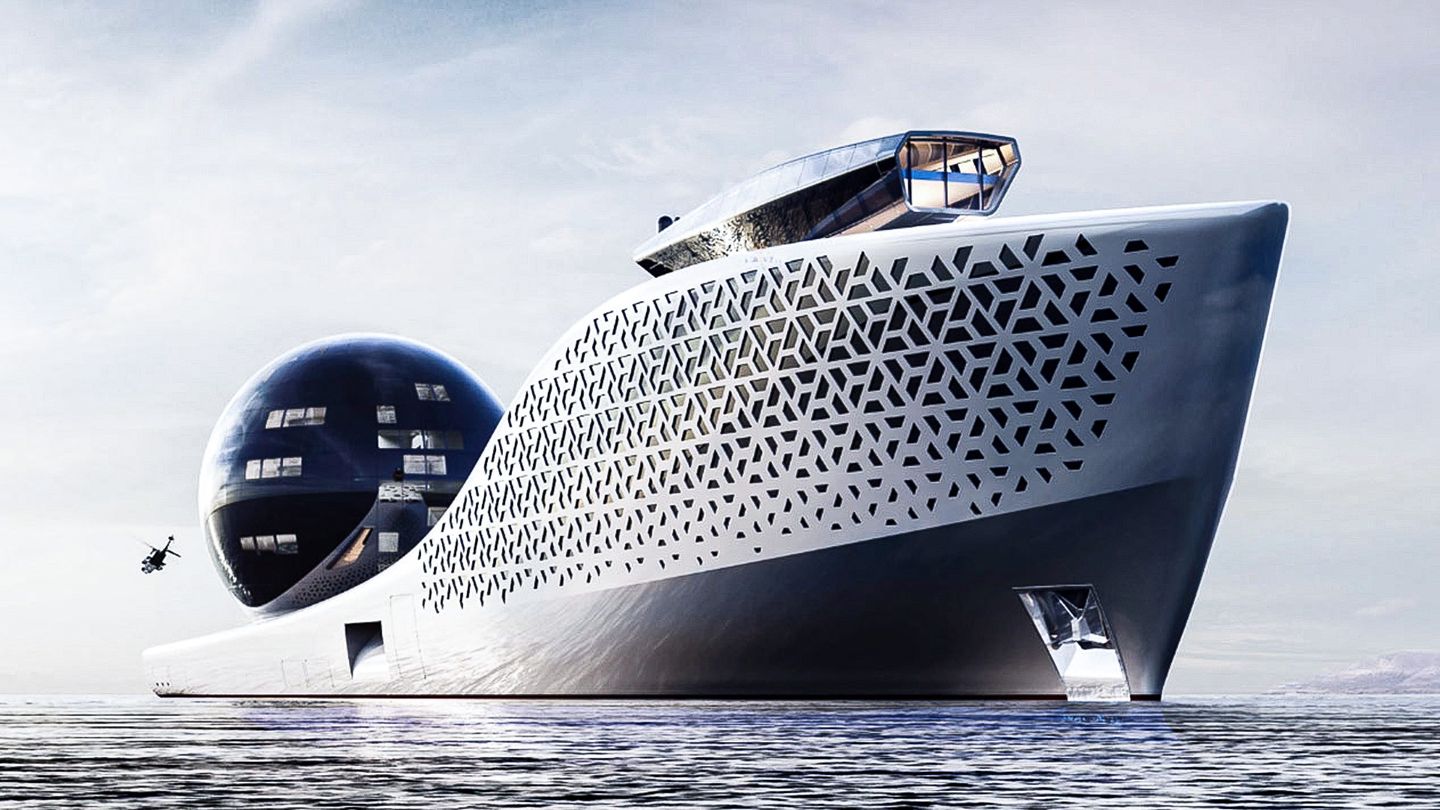 "Earth 300": Wie die größte Mega-Jacht der Welt die Erde retten soll ...
