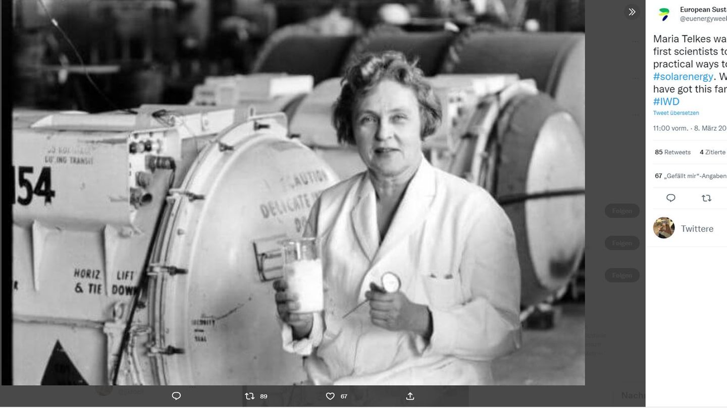 Maria Telkes entwickelte das erste Haus mit Solarheizung | STERN.de