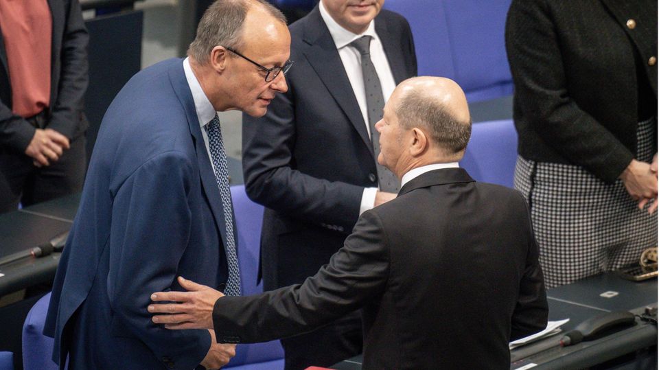 Friedrich Merz und Olaf Scholz beenden monatelange Funkstille | STERN.de