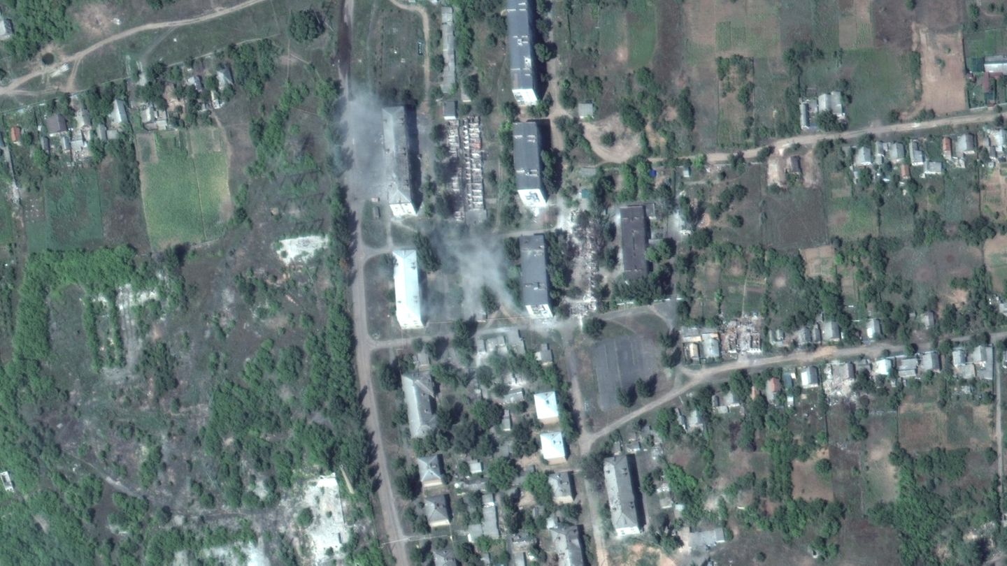 Soledar: Satellitenaufnahmen zeigen das Grauen aus der Luft | STERN.de