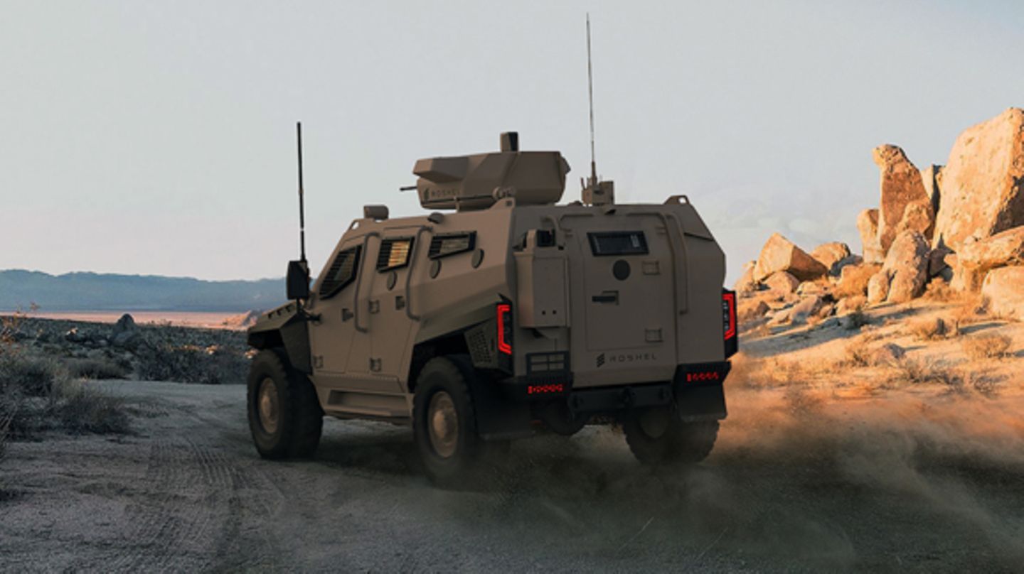 Panzerwagen Roshel Senator: Dieses Monster-SUV soll die Front in der ...