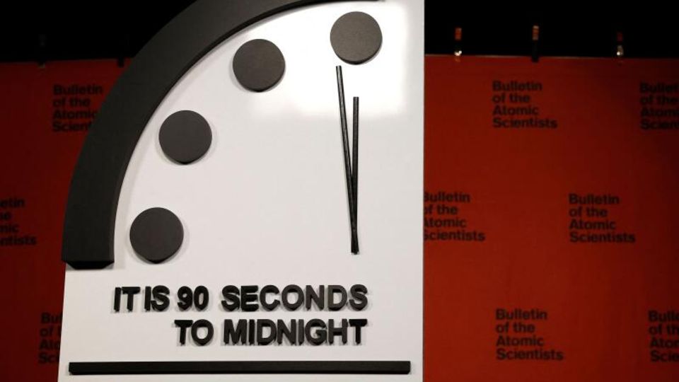 Weltuntergangsuhr auf 90 Sekunden vor Mitternacht – so weit wie nie ...