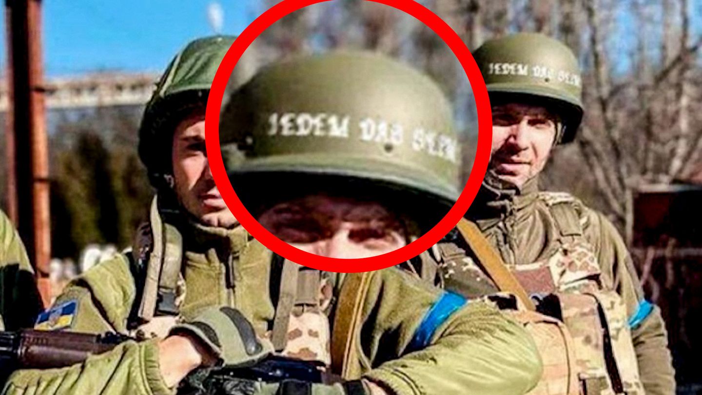 Nazi-Helm und Hakenkreuz-Werbung: Fake-Posts zum Ukraine-Krieg entlarvt ...