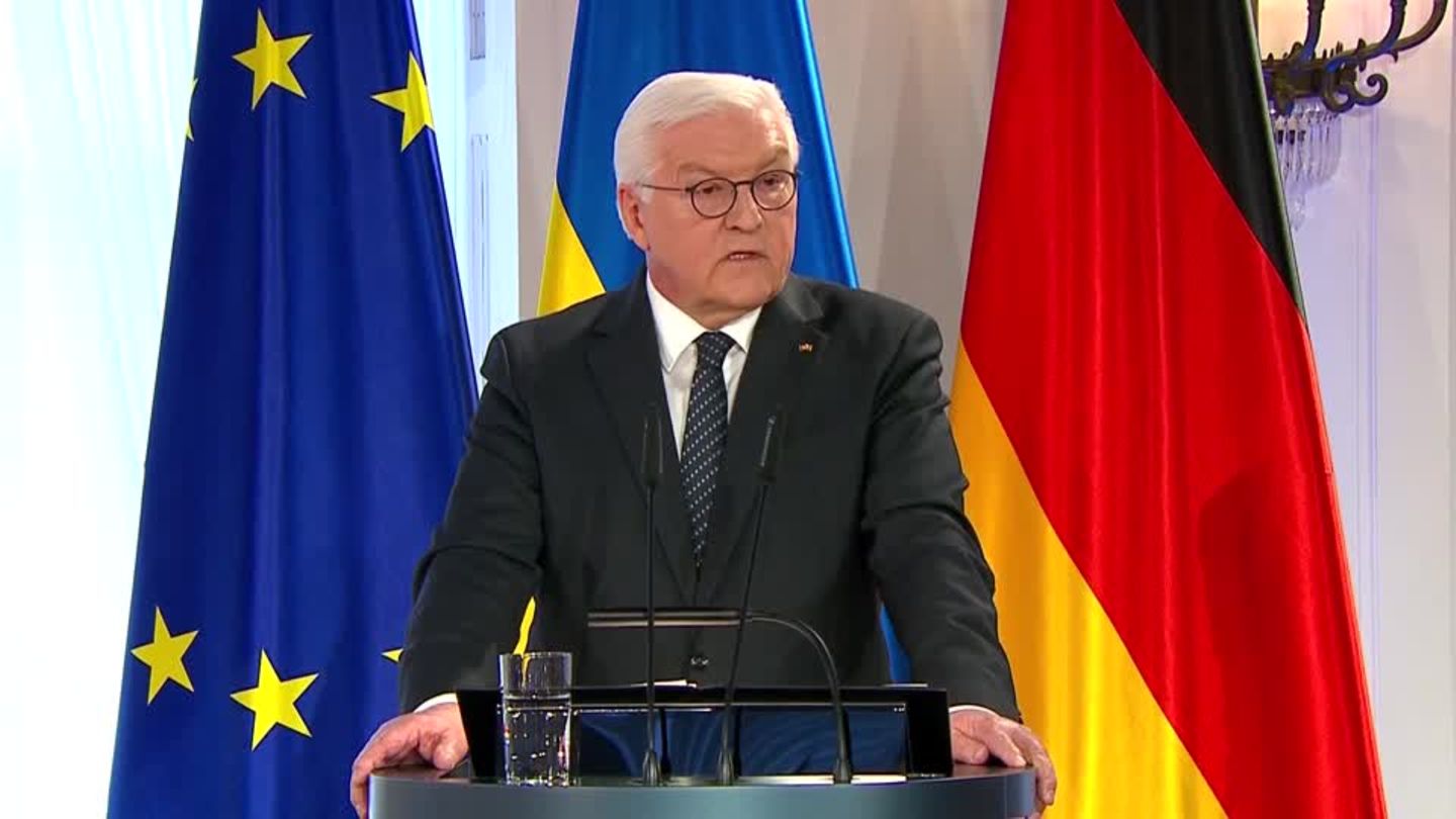 Video: Bundespräsident Steinmeier sichert Ukraine weiter Unterstützung zu | STERN.de