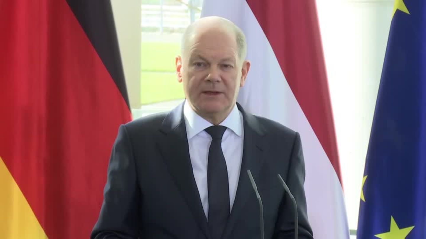 Video: Scholz versichert Balten - Werden "jeden Quadratzentimeter ...