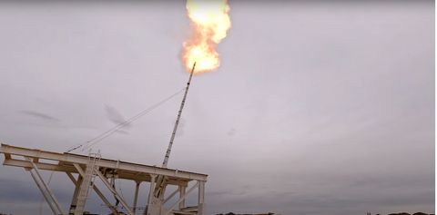 Die Spacekanone von Green Launch will Satelliten ins All schießen ...