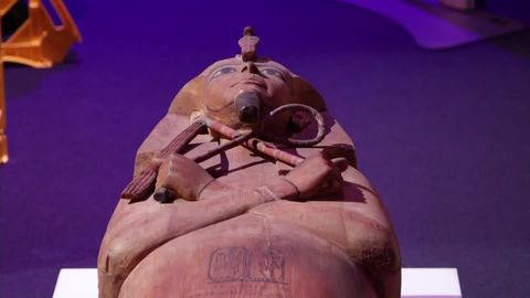 Ramses II's sarcophagus unveiled in Paris - huge crowds at the ...