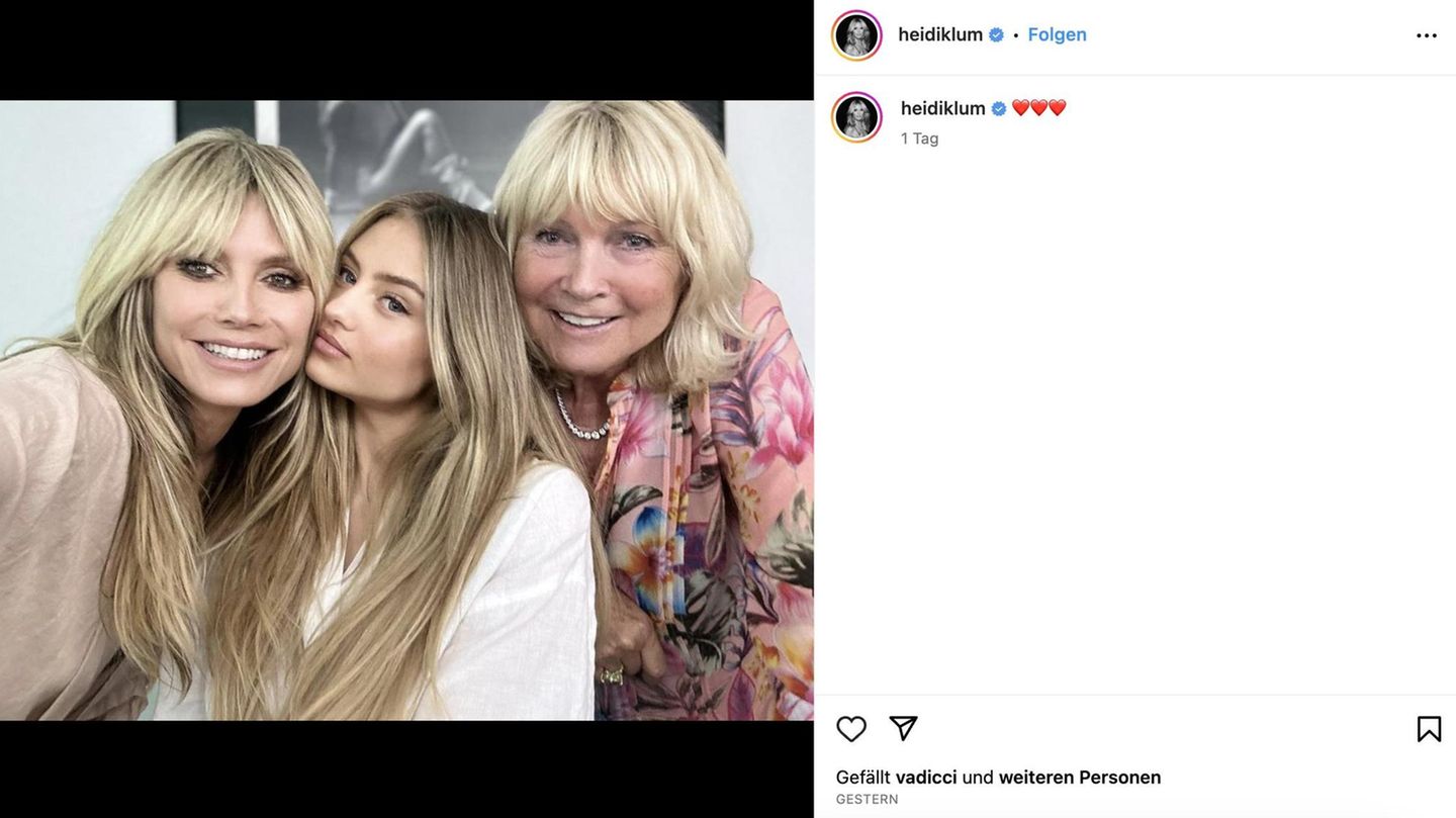 Wie Mama Heidi Klum Tochter Leni Zeigt Sich Hüllenlos Im Netz Yqyehu 2891