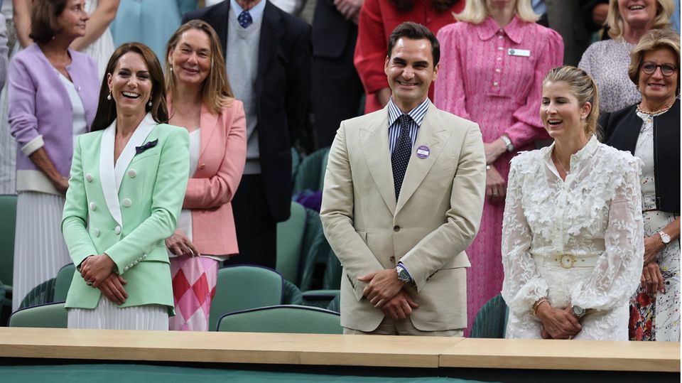 Wimbledon: Promis knutschen, jubeln und drücken die Daumen beim Tennis ...