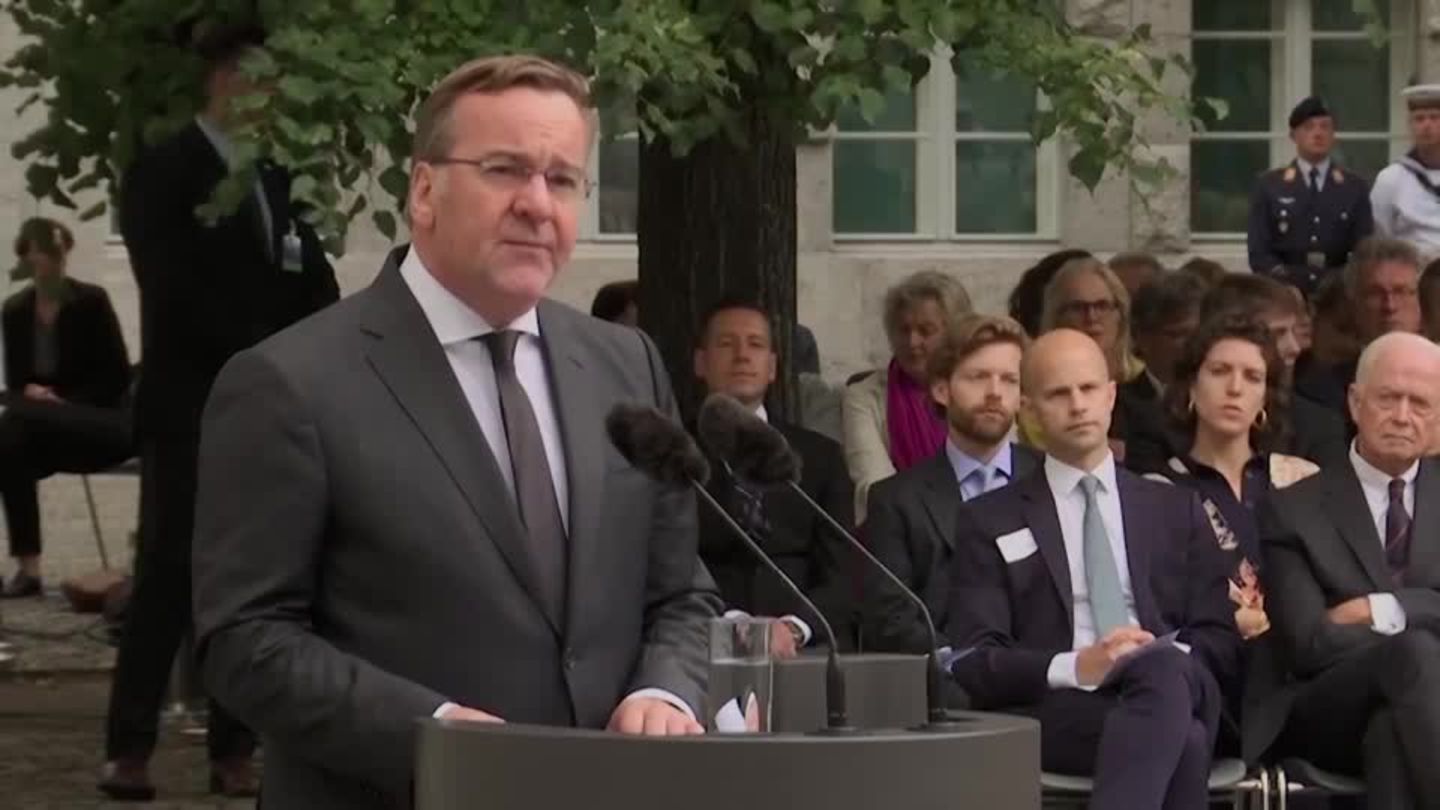 Video: Pistorius mahnt: Demokratie muss immer wieder neu verteidigt ... Video: Pistorius mahnt: Demokratie muss immer wieder neu verteidigt ...