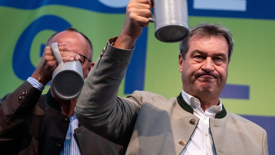 Markus Söder steht kurz vor der Wahl mit dem Rücken zur Wand | STERN.de