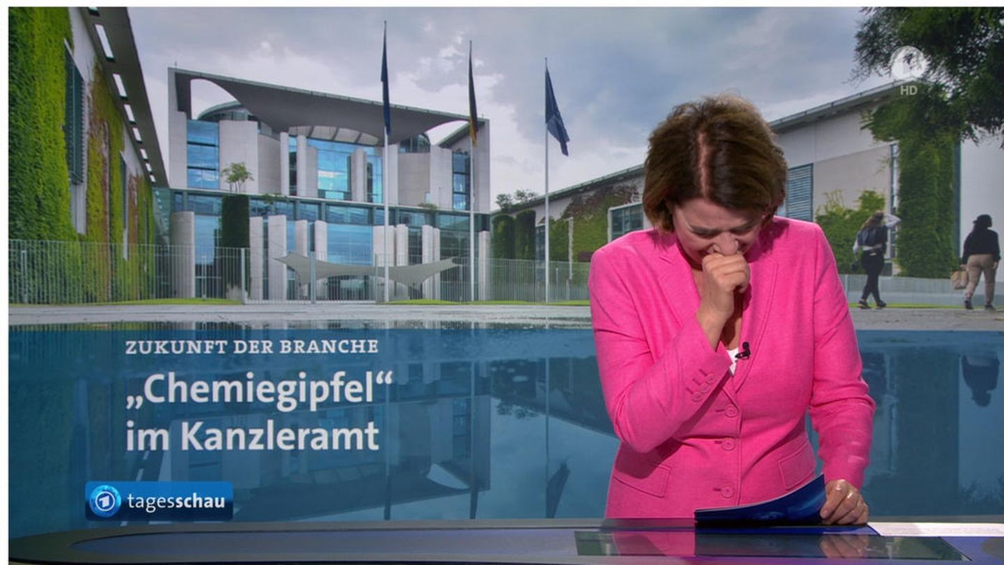 Susanne Daubner erklärt ihren Lachanfall in der "Tagesschau" | STERN.de
