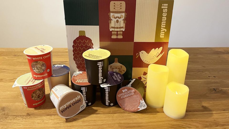 Mymuesli Adventskalender im Test: 24 Porridge- und Müslibecher to go ...