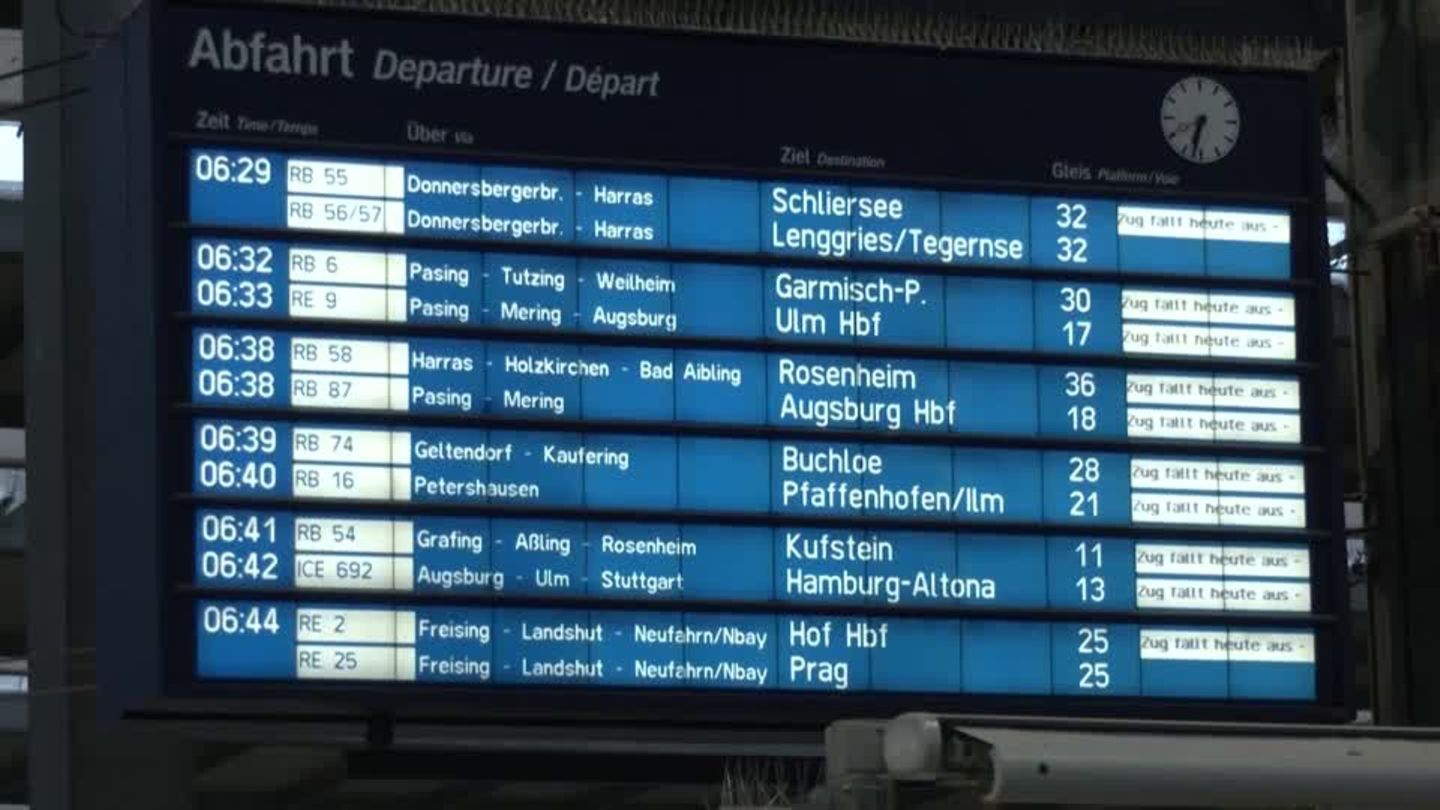 Video: GDL-Streik bei der Bahn von Mittwoch- bis Donnerstagabend | STERN.de