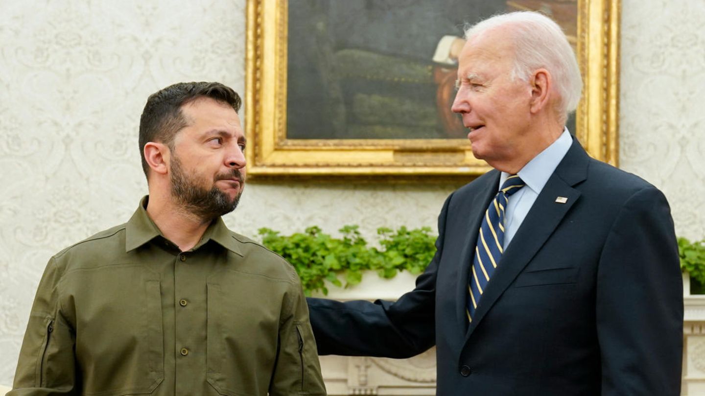Selenskyj zu Besuch bei Biden: Für die Ukraine geht es um alles | STERN.de