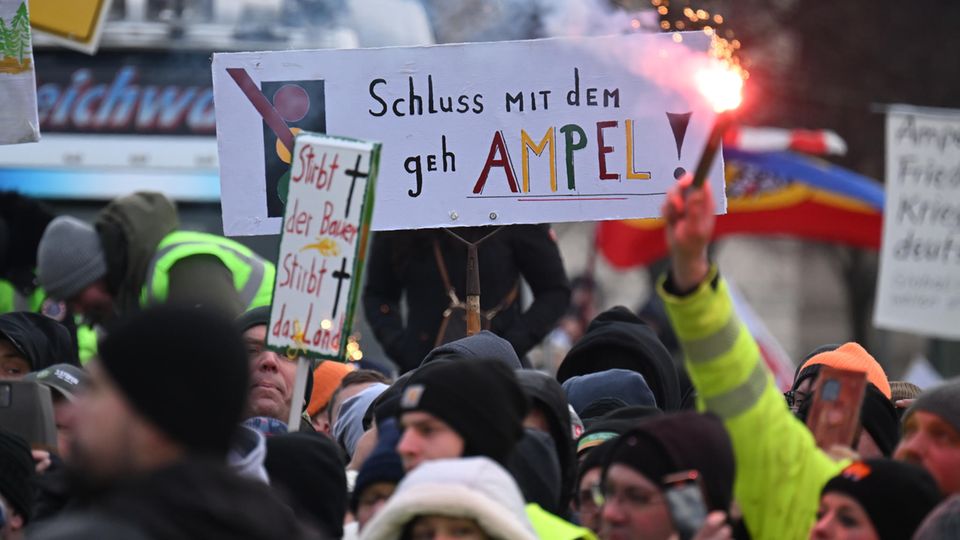 Bauern demonstrieren in Berlin: Drohen die Proteste aus dem Ruder zu ...