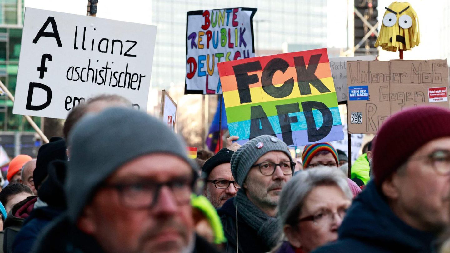 Politik-Experte über Massenproteste gegen rechts: AfD "sichtbar nervös ...