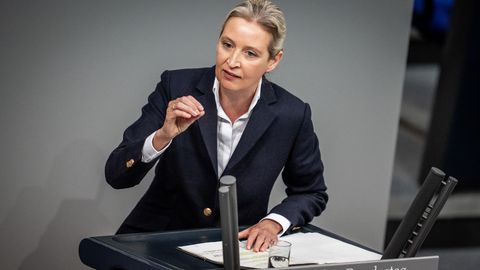 Alice Weidel: AfD-Chefin trifft in Paris Rechtspopulistin Le Pen | STERN.de