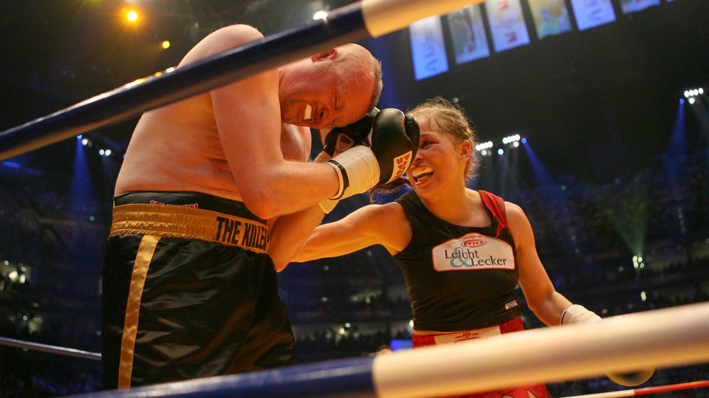 Regina Halmich über ihren dritten Boxkampf mit Stefan Raab | STERN.de