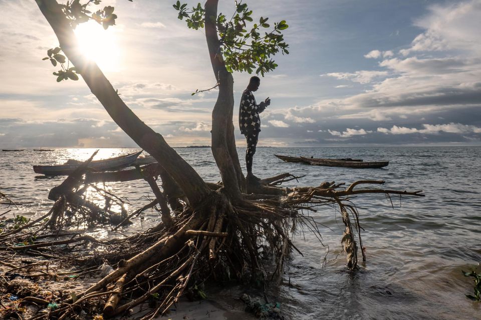 Lost Paradise: Wie die Insel Nyangai allmählich im Meer versinkt | STERN.de