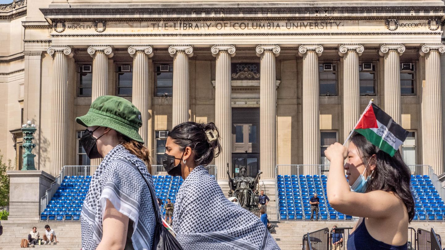 Columbia University in New York: Studenten besetzen Gebäude | STERN.de