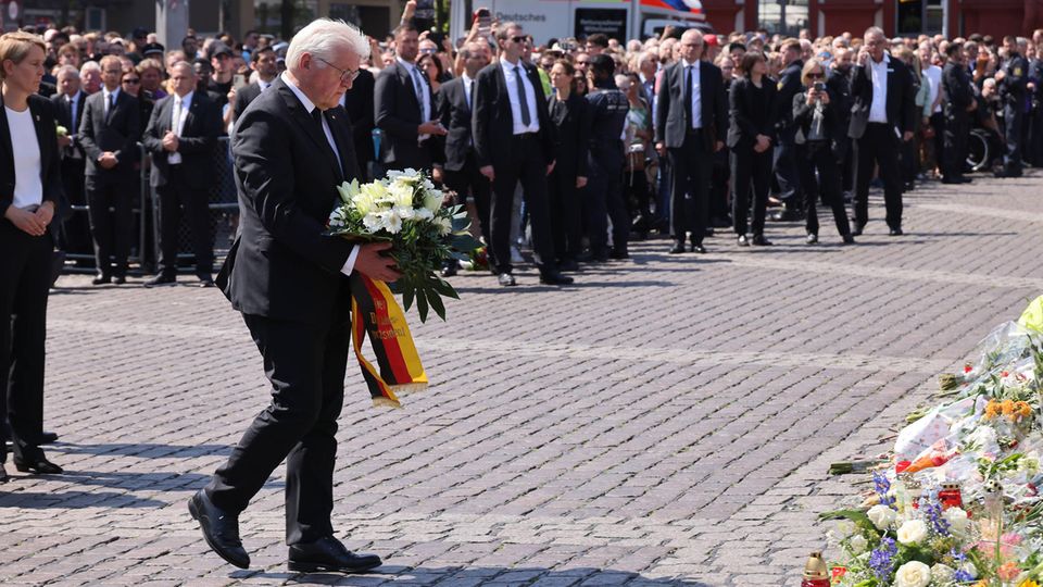 Messertacke von Mannheim: Deutschland trauert um Polizisten Rouven L. | STERN.de