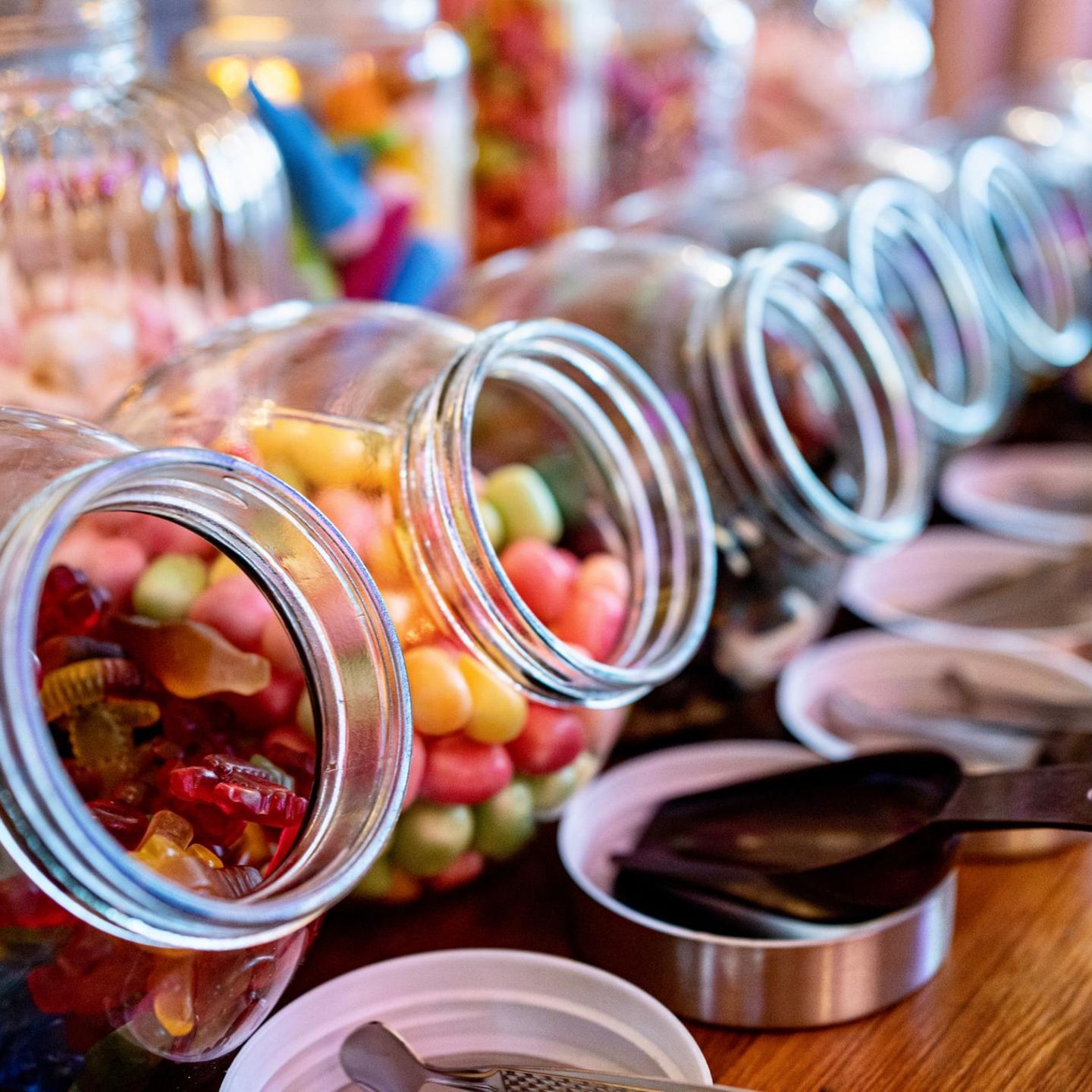 Neon Candy Buffet Hot Pink Candy Buffet — Candy Buffets — Wedding