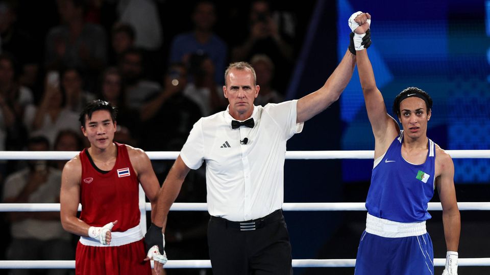 Die Highlights aus Paris: Algerische Boxerin Imane Khelif zieht ins ...