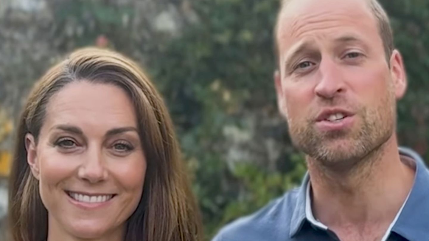 Prinzessin Kate und ein bärtiger Prinz William danken Team GB | STERN.de