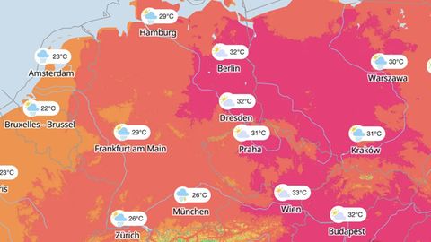 Unwetter: Warnung vor Hitze und Starkregen – Karten zeigen die Lage | STERN.de
