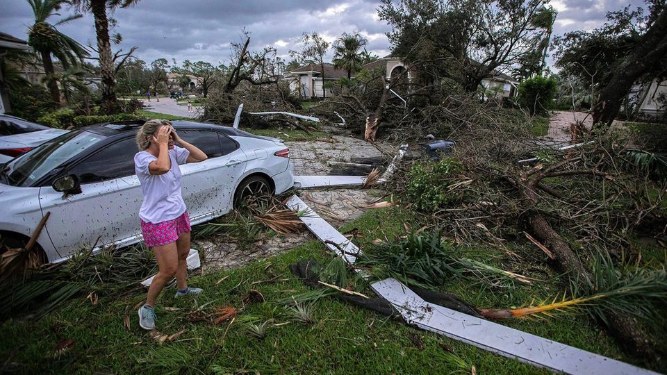 Hurrikan "Milton" in Florida: Bilder der Zerstörung | STERN.de